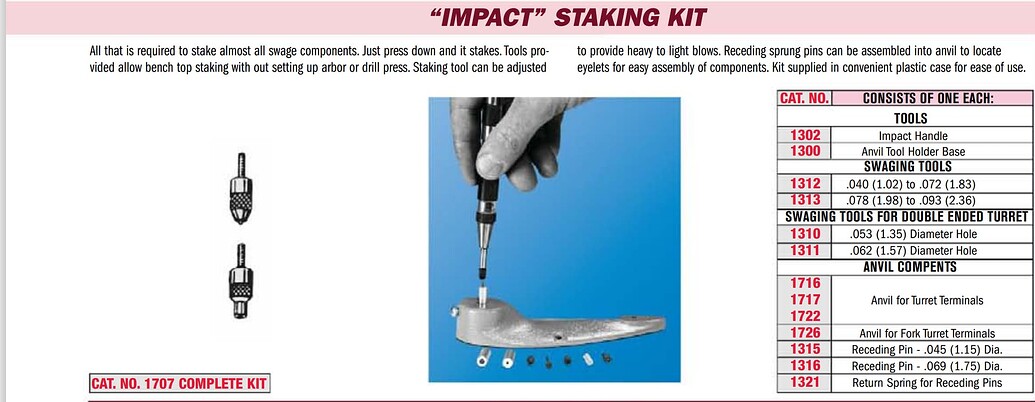 Staking Tools for Keystone Electronics Terminals - Interconnect ...