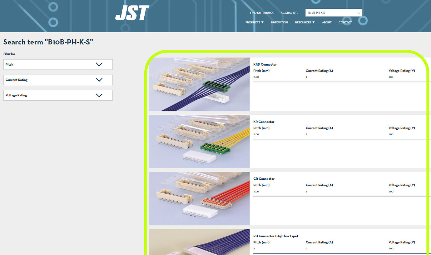 3D CAD Models for JST Connectors - Rectangular Connectors - DigiKey ...