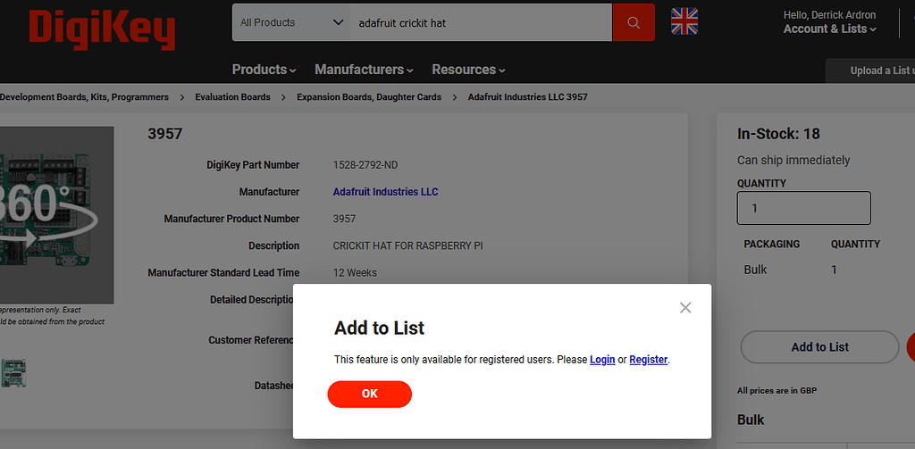 New Account cannot create list - Site Help, Information and Feedback ...
