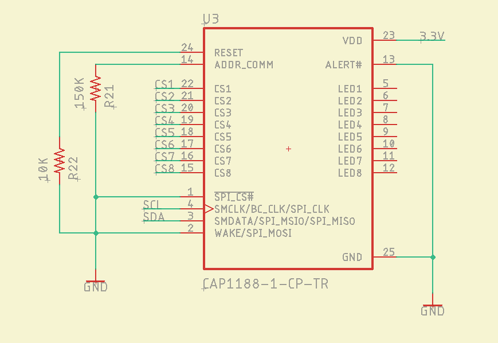 CAP1188 pin connections - Integrated Circuits (ICs) - DigiKey TechForum ...