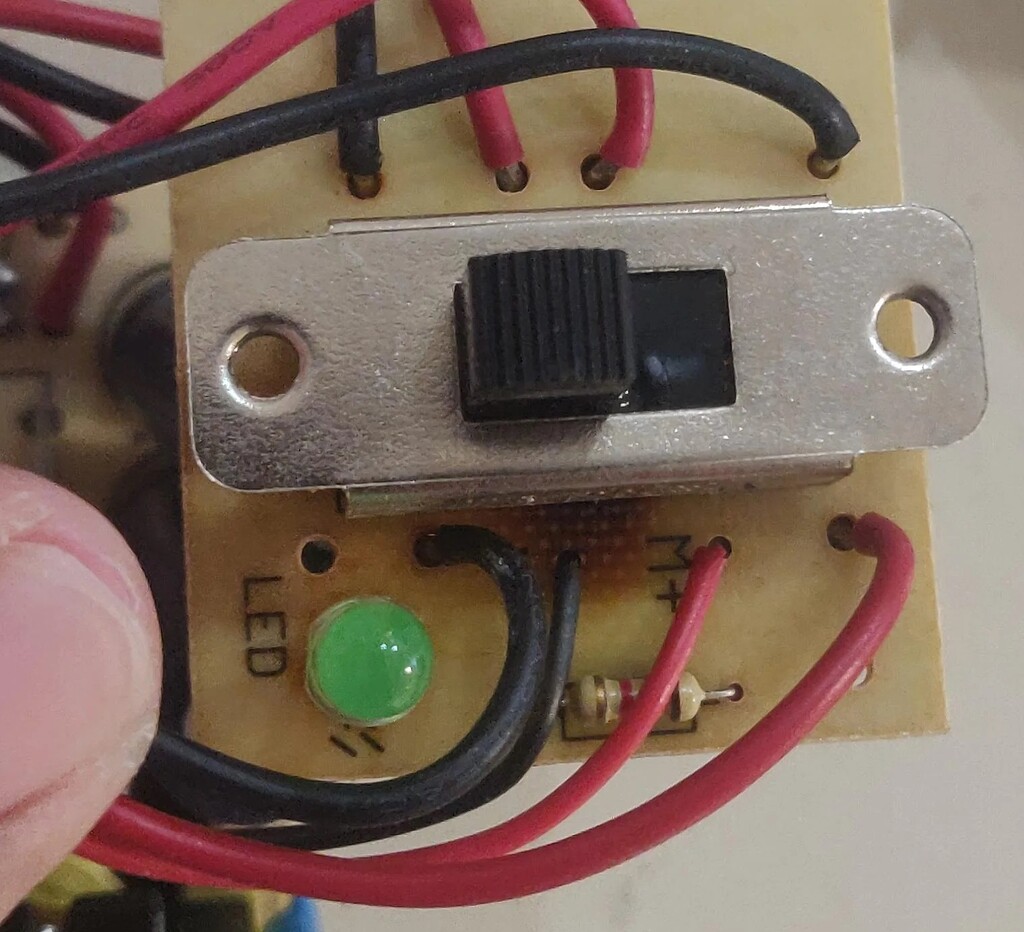 Help identifying slide switch and possible capacitor replacement ...