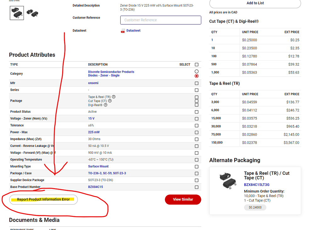 Power Dissipation in description is wrong? - Discrete Semiconductor Products - DigiKey TechForum ...