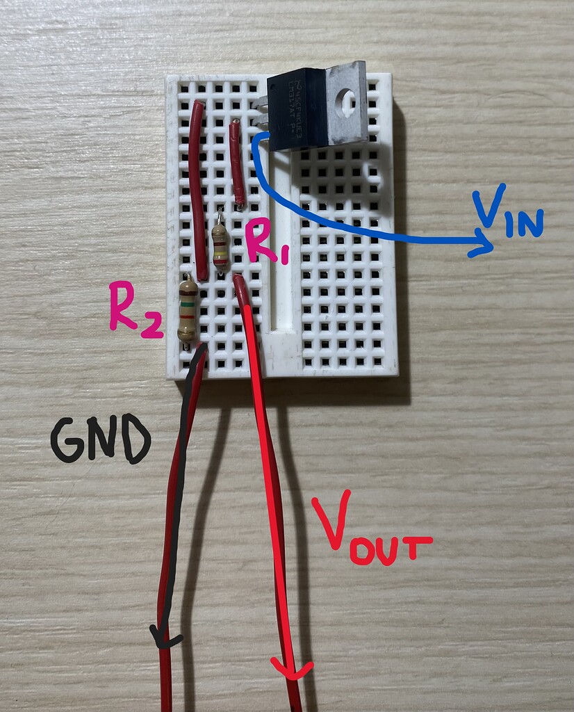 LM317 Variable Voltage Regulator Delivering Unexpected Voltage - Integrated Circuits (ICs ...