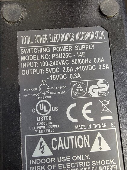 PSU25C-14E Total Power Electronics Inc. Cross Reference - Power ...