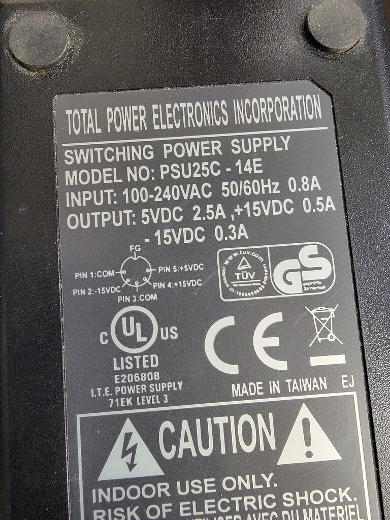 PSU25C-14E Total Power Electronics Inc. Cross Reference - Power ...