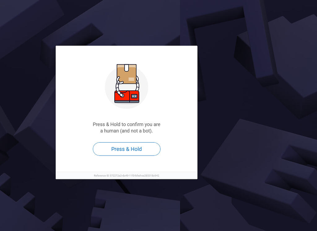 Press & Hold to confirm you are a human (and not a bot) - Site Help ...