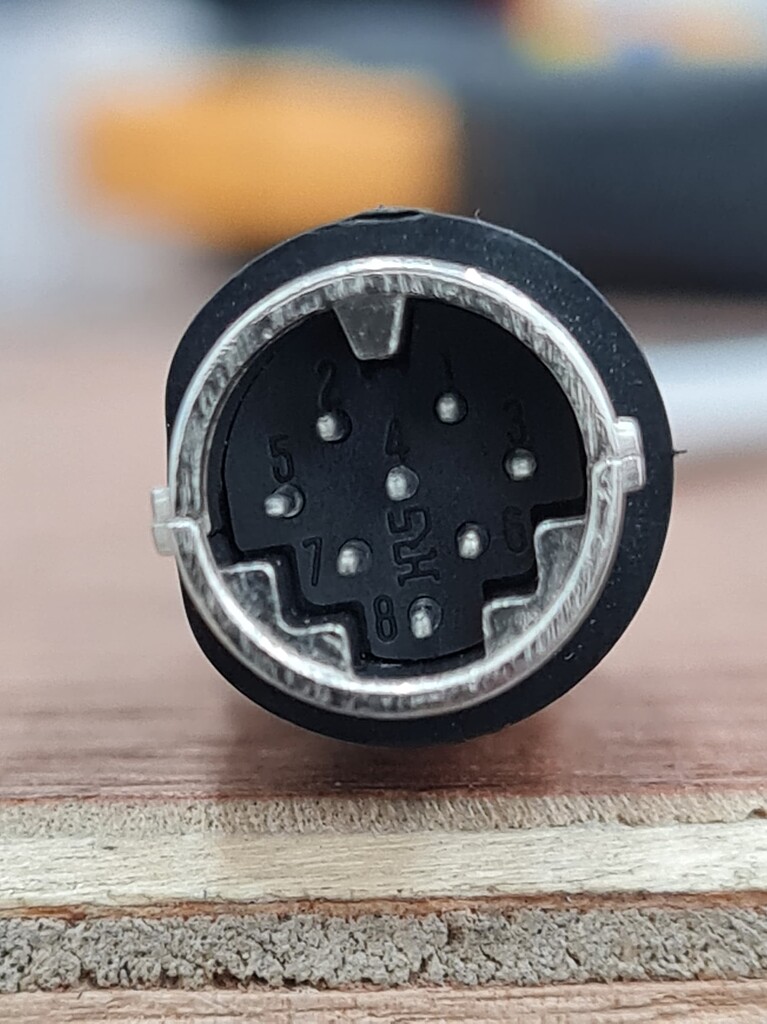 Round 8 Pin Male Connector - Circular Connectors - DigiKey TechForum ...