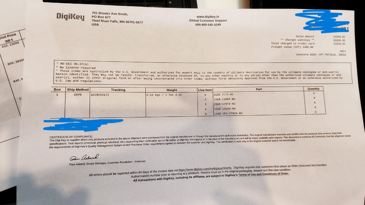 Amount after shipping - Digikey.com Navigation and Terminology ...