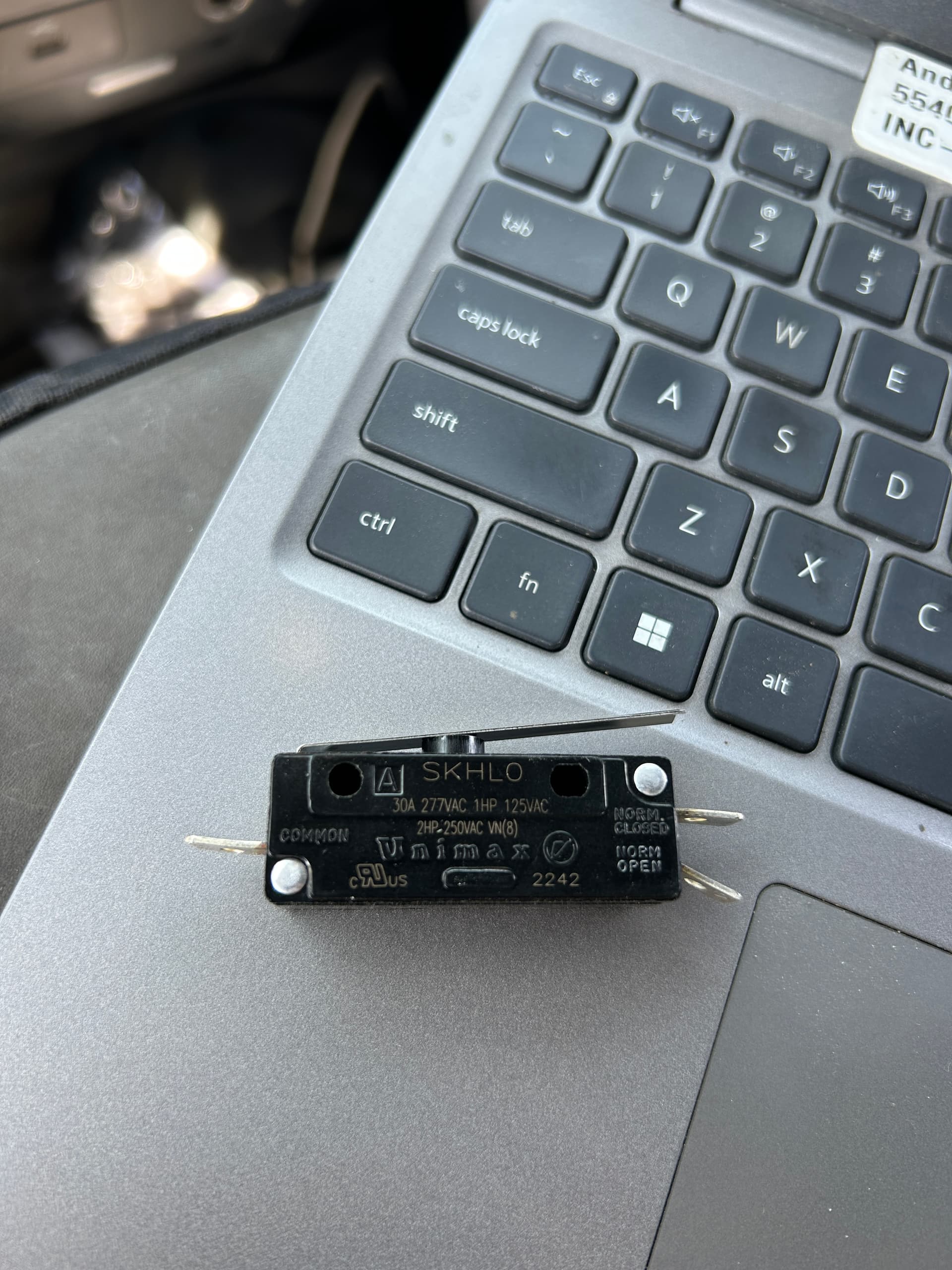 Unimax limit switch - Switches - DigiKey TechForum - An Electronic ...