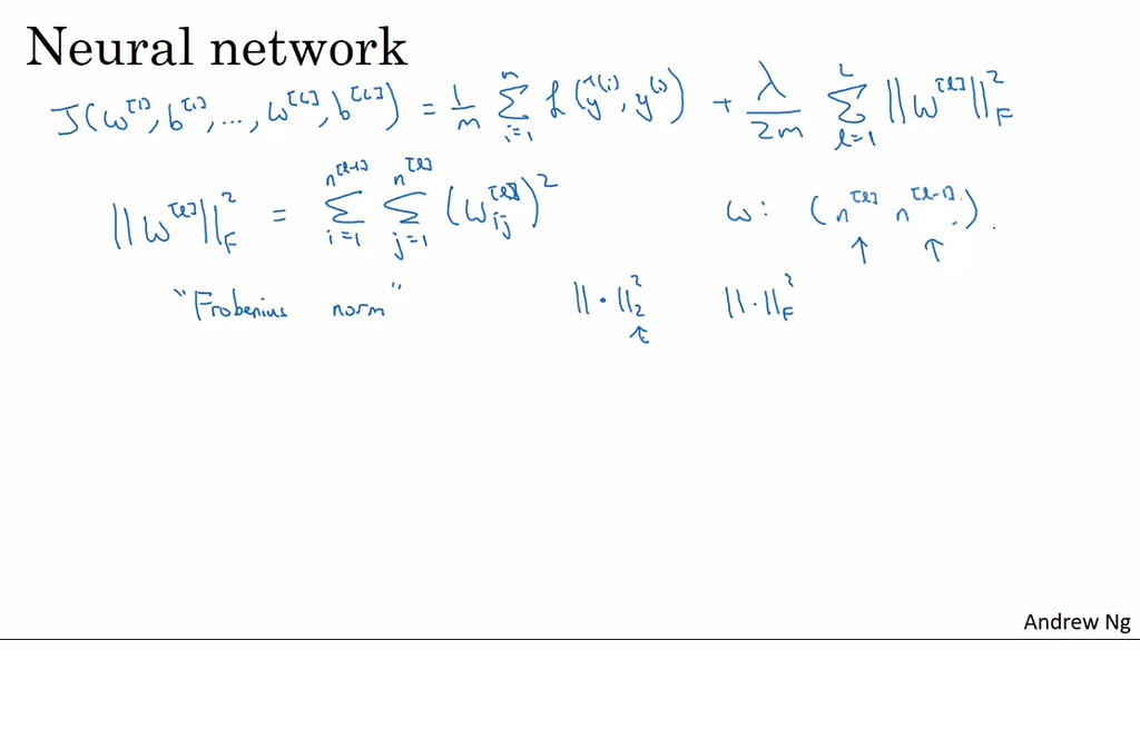Neural Network Regularization - Improving Deep Neural Networks: Hyperparameter tun - DeepLearning.AI