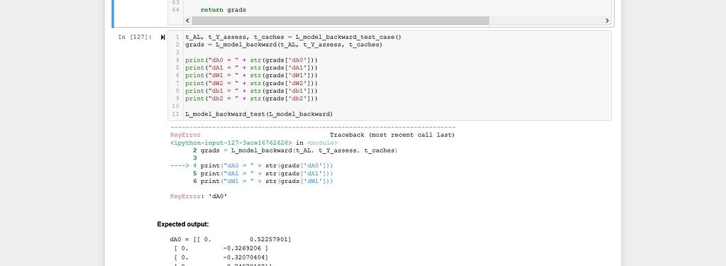 L_model_Backeard error - Neural Networks and Deep Learning - DeepLearning.AI