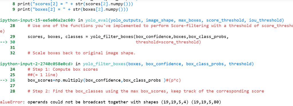 C4 W3 A1: yolo-Car detection - Convolutional Neural Networks - DeepLearning.AI