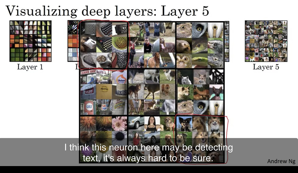 Visualization of deep conv net - Convolutional Neural Networks - DeepLearning.AI