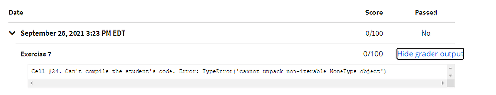 Course 4 week 3 assignment 2 grading problem - Convolutional Neural Networks - DeepLearning.AI