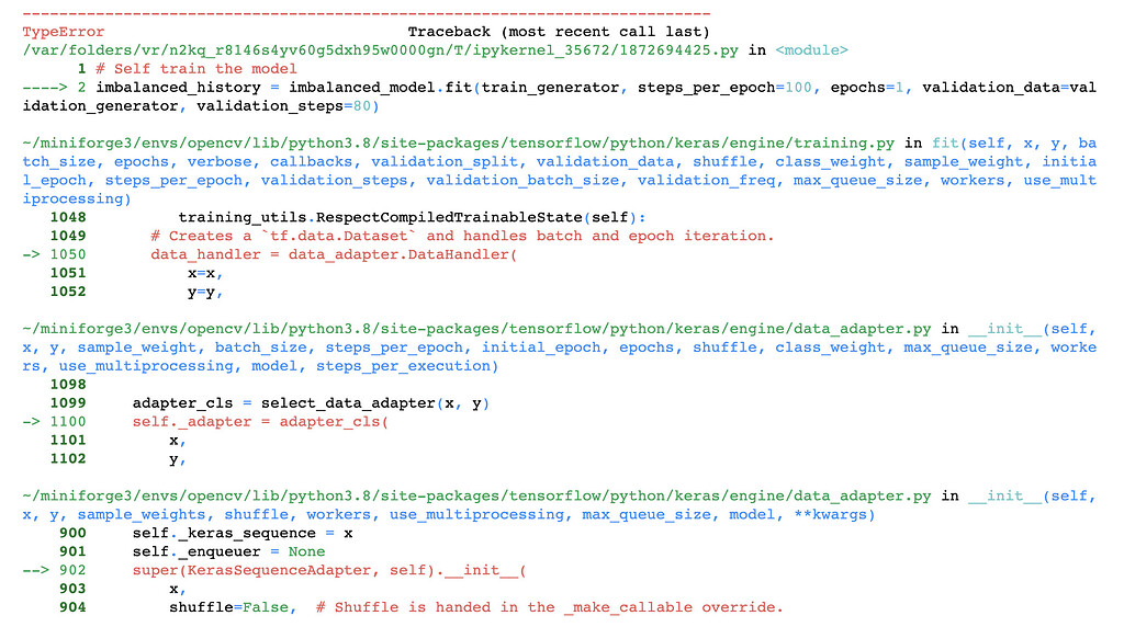 Week2_Lab: TypeError occurs when try to train the imbalanced_model - Machine Learning in ...