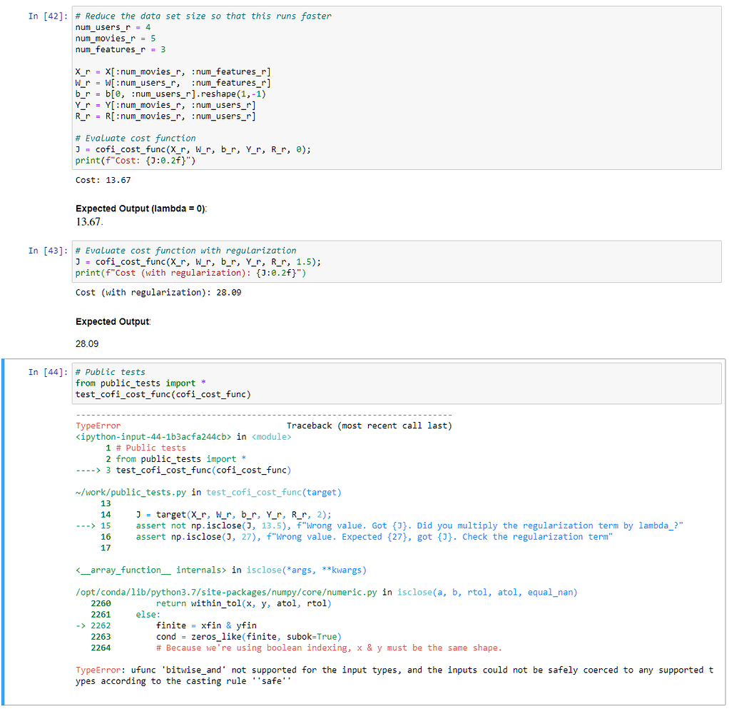 Week 2 Lab 1 Collaborative Filtering Recommender Systems Unsupervised Learning