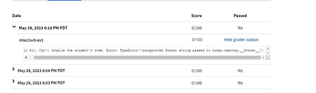 C1 W3 Logistic Regression Typeerror In Cell 11 Supervised Ml