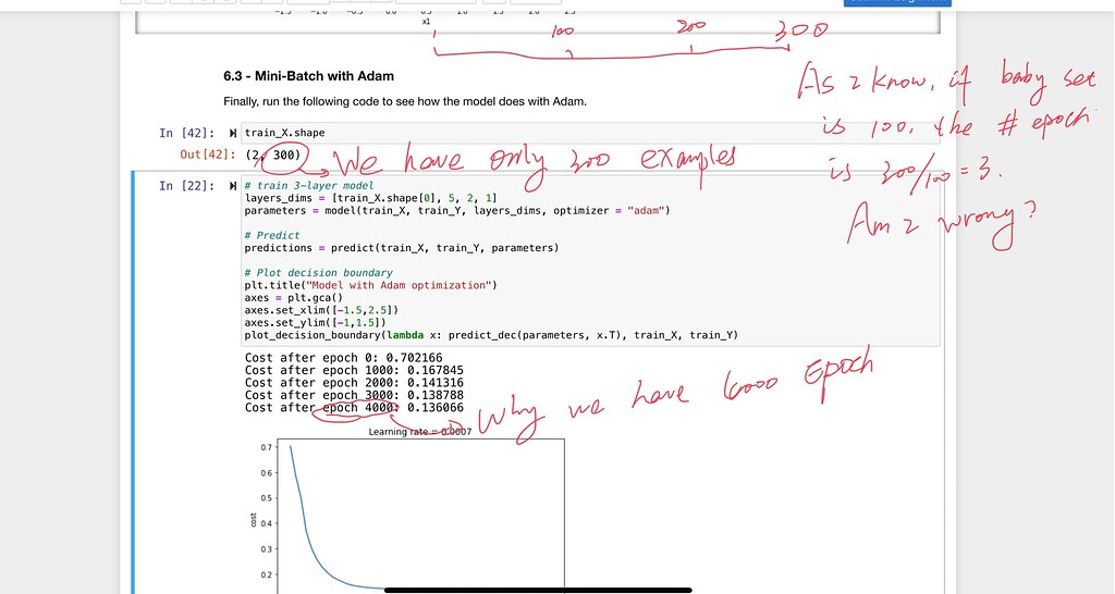 We have only 300 examples, then why we got 4000 # epoch - Improving ...