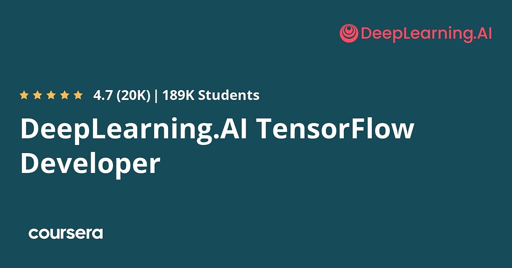 TF Dev Professional Certificate vs ML + DL Spec Certificates? - AI ... TF Dev Professional Certificate vs ML + DL Spec Certificates? - AI ...