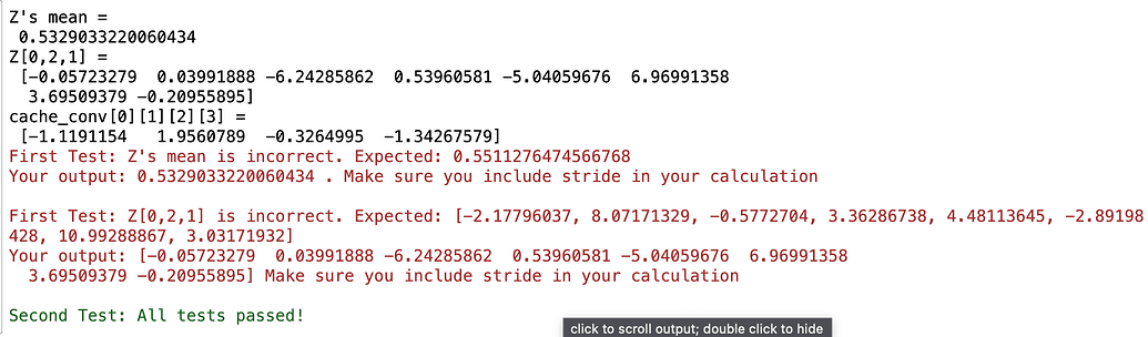Week 1 Assignment 1 Convolution Model Step By Step V1 Exercise 3 Convolutional Neural