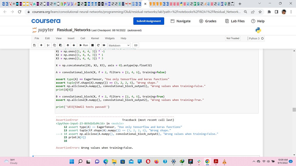 Week 2 Assignment 1 Convolutional Block Convolutional Neural Networks Deeplearning Ai