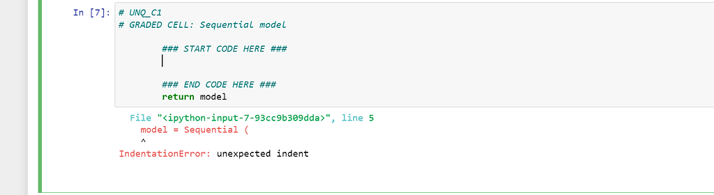 Help with week 1 exercise 1 code - Advanced Learning Algorithms - DeepLearning.AI