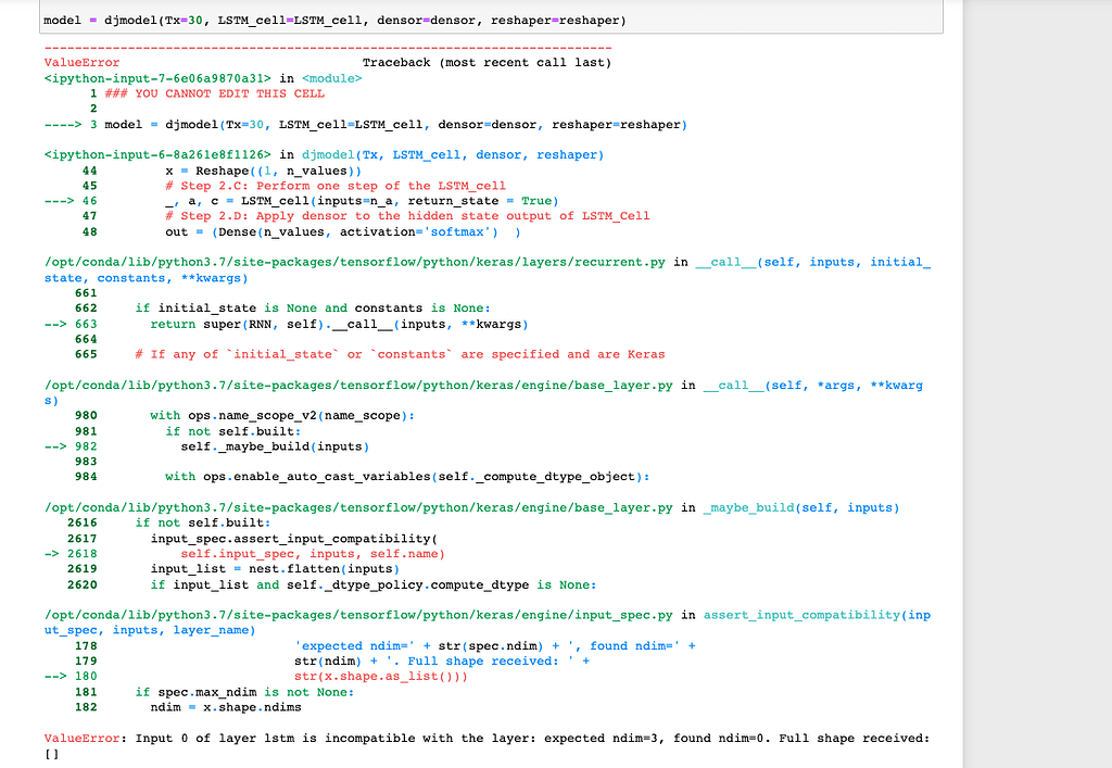 Week 1 Jazz djmodel LSTM function - Sequence Models - DeepLearning.AI