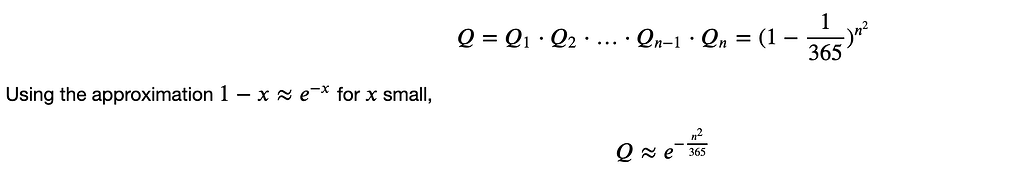 Question on formula for C3W1 (optional birthday lab/notebook), problem 4 - Probability ...