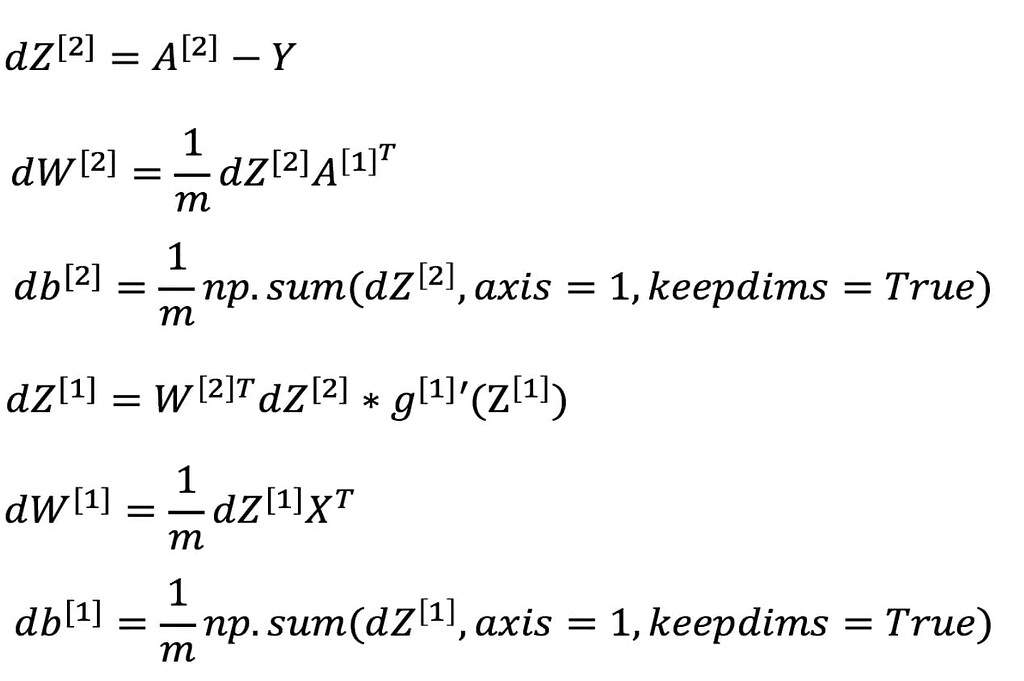 Dividing By M In Back Propagation Using Vectorized Implementation Neural Networks And Deep