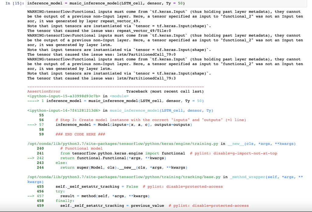 C5W1A3 Inference Model: Warning:tensorflow - Sequence Models ... C5W1A3 Inference Model: Warning:tensorflow - Sequence Models ...
