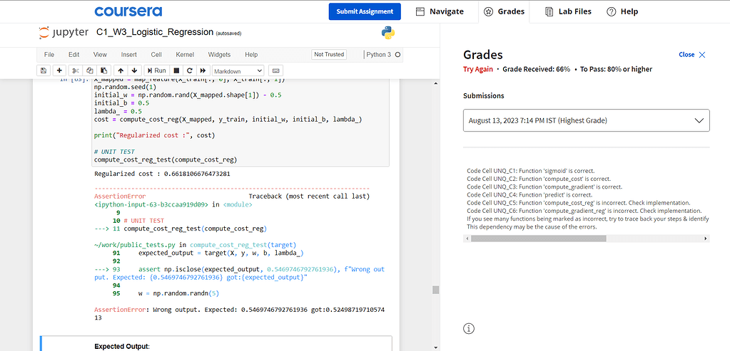 C1_W3_Logistic_Regression UNQ_C5 UNQ_C6 ERROR PLEASE HELP - Supervised ... C1_W3_Logistic_Regression UNQ_C5 UNQ_C6 ERROR PLEASE HELP - Supervised ...