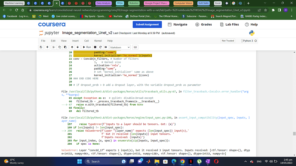 Programming Assignment 2 - unet model - Convolutional Neural Networks ... Programming Assignment 2 - unet model - Convolutional Neural Networks ...