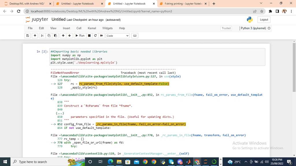 Matplotlib Style Import Supervised ML Regression And Classification