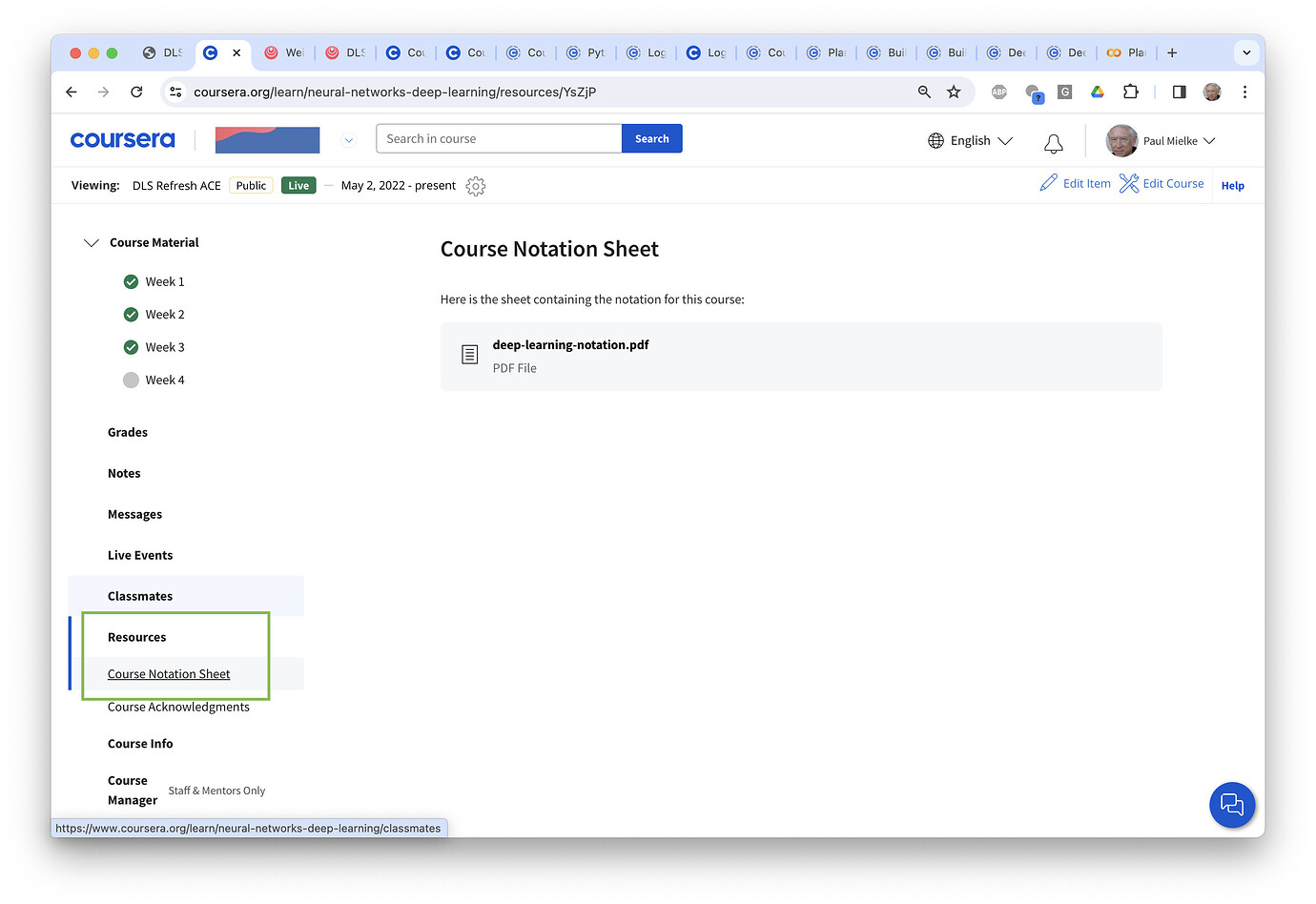Notation Guide - Neural Networks and Deep Learning - DeepLearning.AI