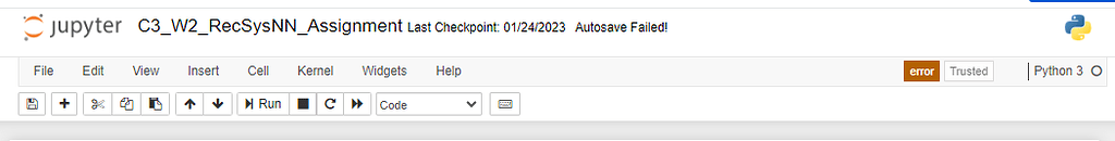 C3_W2_RecSysNN_Assignment Auto-grader Error 'd' not defined - Unsupervised Learning ...