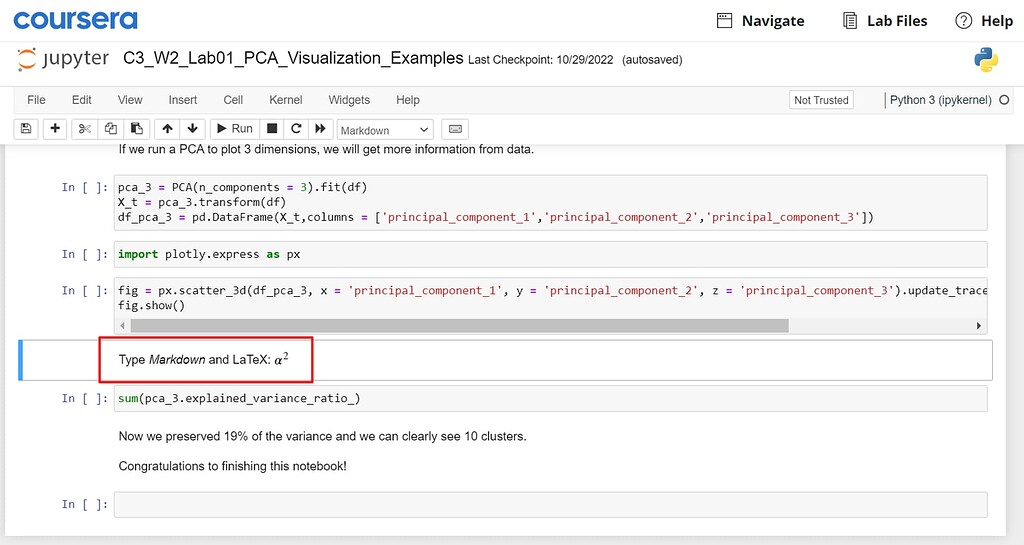 PCA lab blank markdown cell - Unsupervised Learning, Recommenders, Reinforcement - DeepLearning.AI