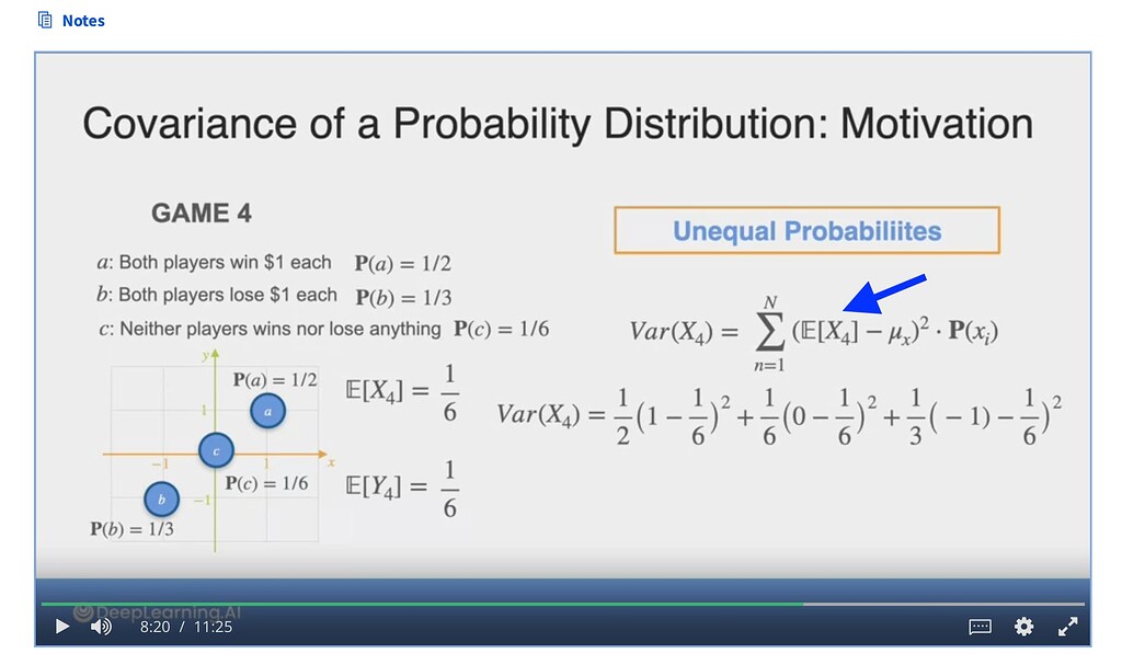 Slide correction Lesson 2 -- Var(X4) - Probability & Statistics for Machine Learning ...