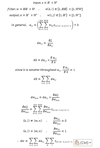 Backpropagation of conv net - Convolutional Neural Networks - DeepLearning.AI