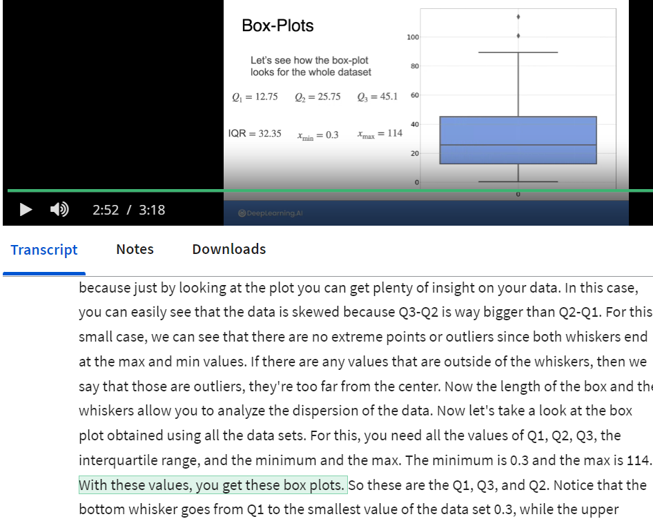 C3_W2 Box plot - Probability & Statistics for Machine Learning &... - DeepLearning.AI