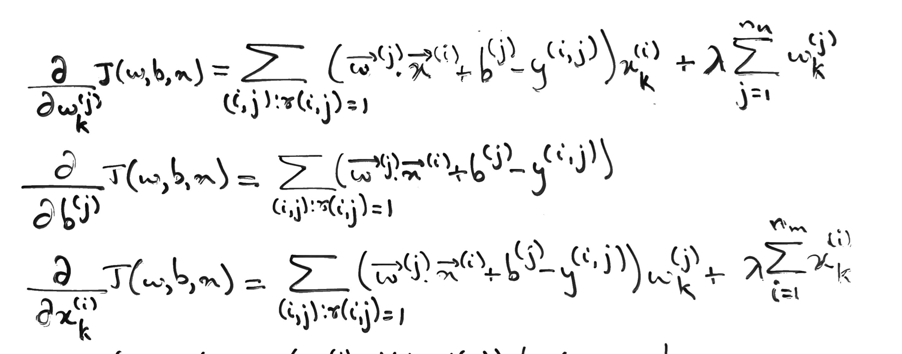 Implementation Of Collaborative Filtering Without Tensorflow Unsupervised Learning