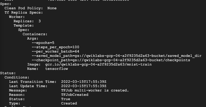 C3w3 Distributed Multi Worker Tf Training On Kubernetes Edit Tfjob Machine Learning