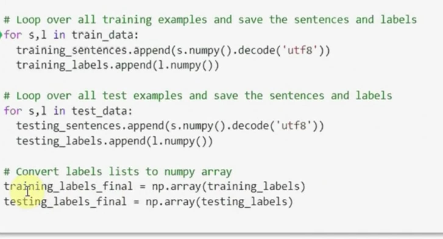 Numpy method of tensor - Natural Language Processing in TensorFlow ... Numpy method of tensor - Natural Language Processing in TensorFlow ...