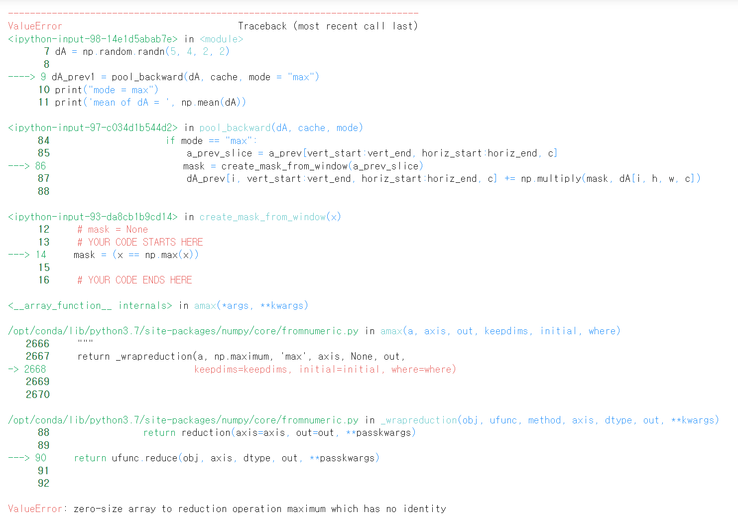 Help Programming Assignment Convolution Model Step By Step V1 Convolutional Neural Networks