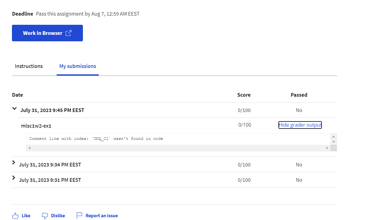 Week2 Programming Assignment Supervised Ml Regression And Classification Deeplearning Ai