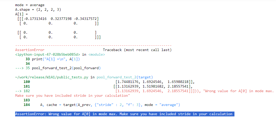 Pool_forward - Convolutional Neural Networks - DeepLearning.AI