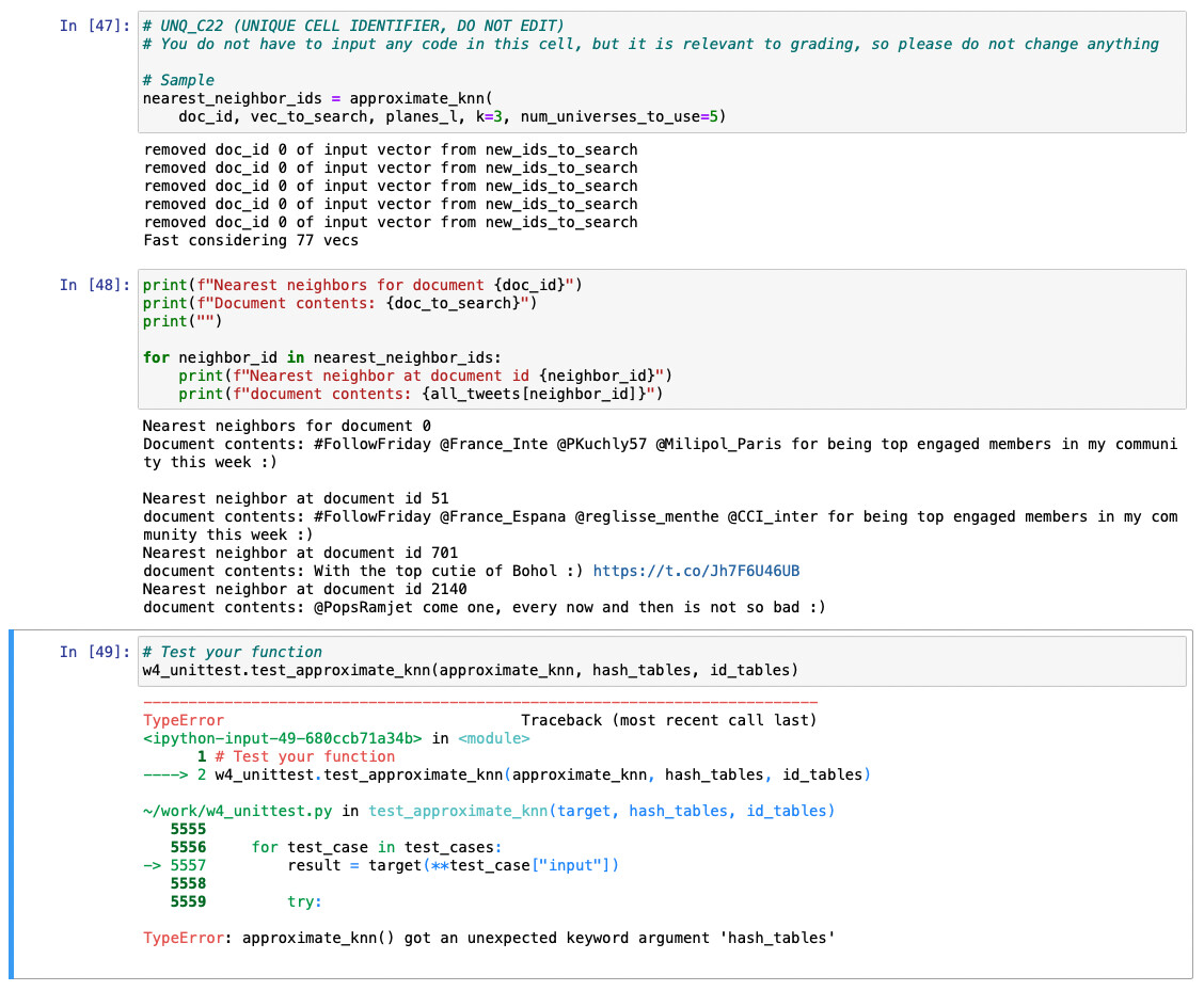 Cannot Finish Assignment Nlp With Classification And Vector Spaces Deeplearning Ai