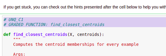 Problem with assignment I - Unsupervised Learning, Recommenders, Reinforcement - DeepLearning.AI