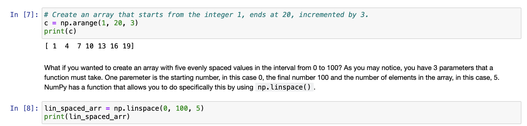 C1 W1 L1 Introduction To Numpy Arrays Misspelling Linear Algebra For Machine Learning And Data