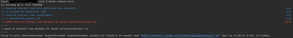 Failed to do request while using docker-compose - Compose - Docker ... Failed to do request while using docker-compose - Compose - Docker ...