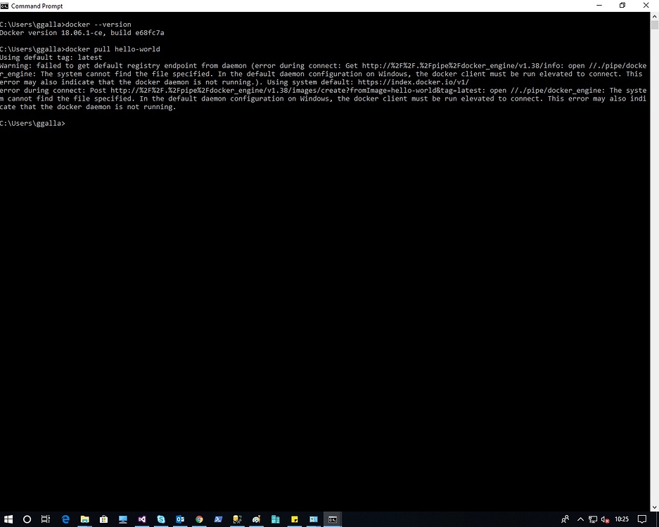 Error during connect: Post http://%2F%2F.%2Fpipe%2Fdocker_engine/v1.38 ... Error during connect: Post http://%2F%2F.%2Fpipe%2Fdocker_engine/v1.38 ...